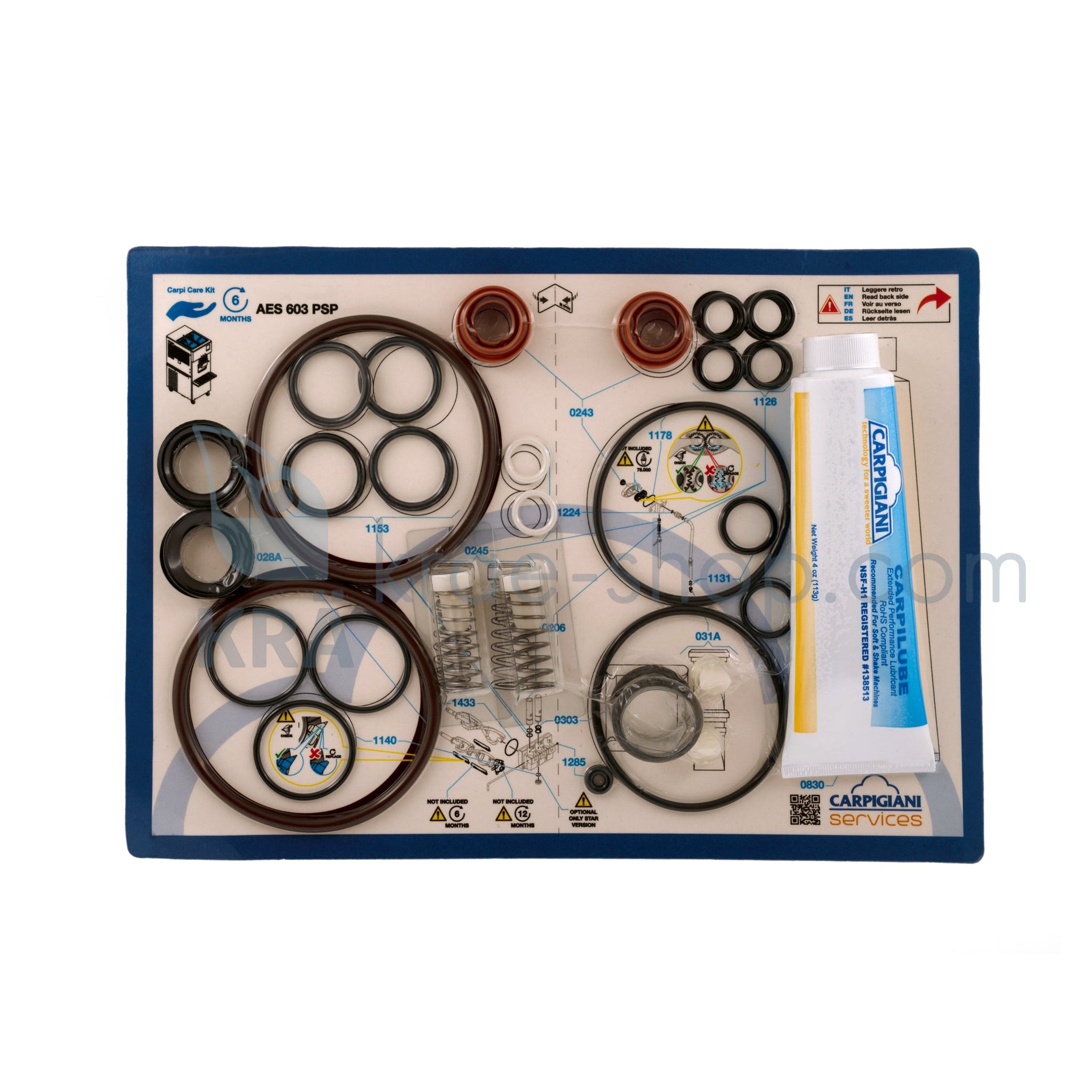Carpigiani Care KIT - Soft ice cream machine AES 603 PSP - krae-shop.com