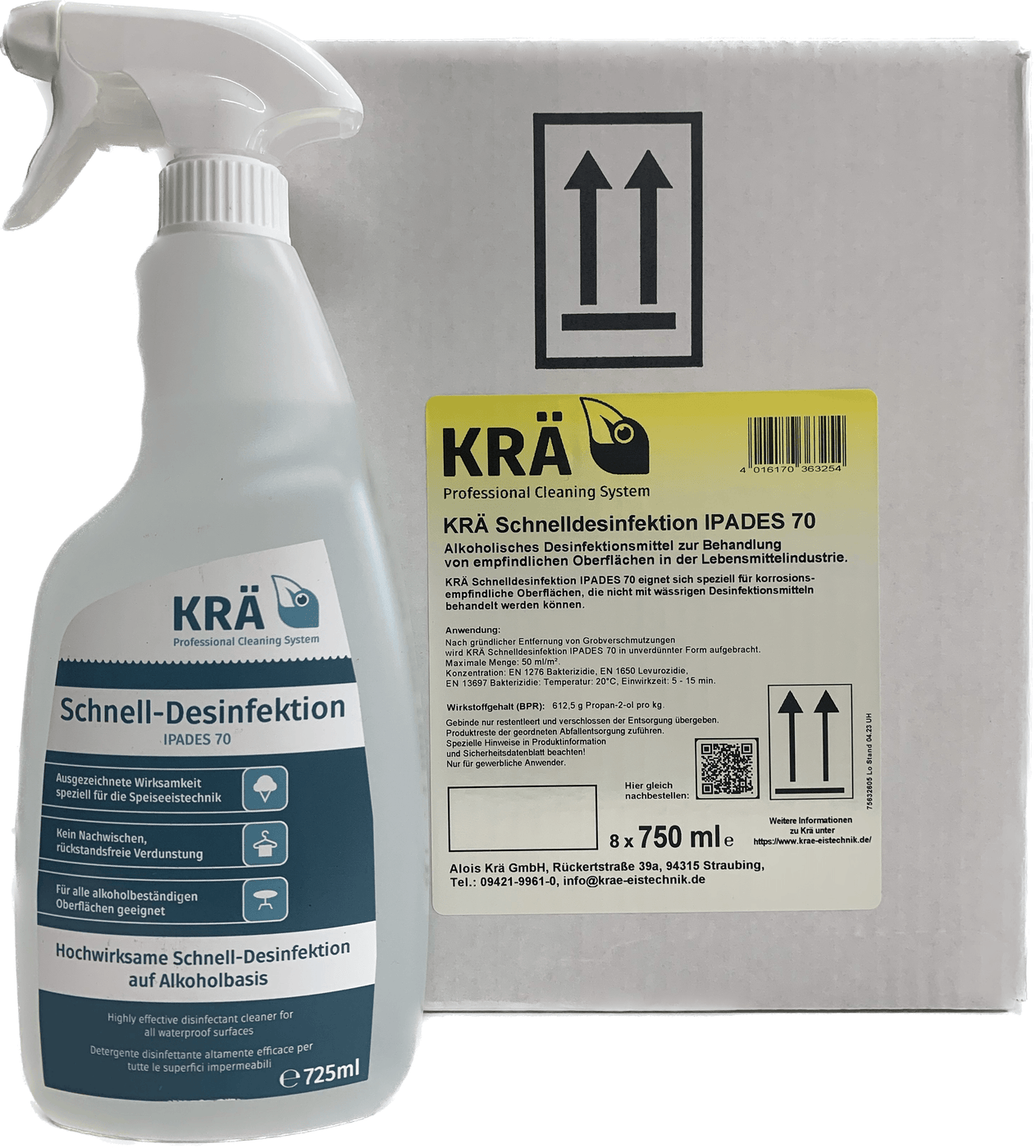 Krä Quick Disinfection - 8 Bottles - krae-shop.com
